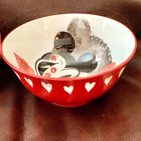 Disney | Dining | Disney Mickey Minnie Love And Kisses 6 Tidbit Bowl ...